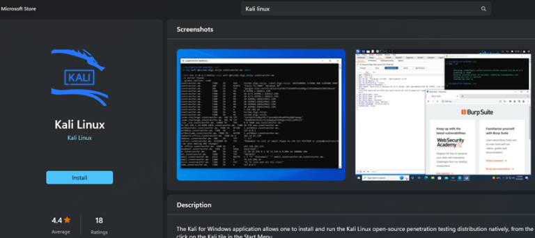 Hướng dẫn cài đặt Kali Linux trên Windows Subsystem for Linux và GUI