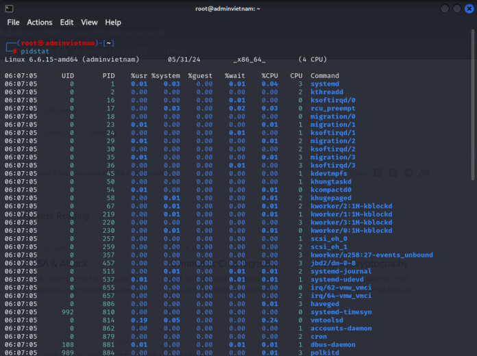 Tìm hiểu về bộ công cụ sysstat trên Linux