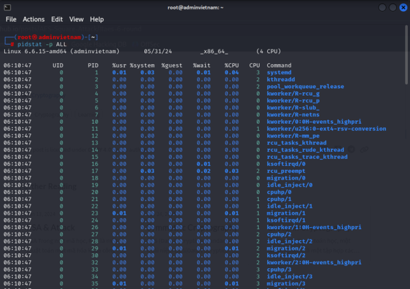 Tìm hiểu về bộ công cụ sysstat trên Linux